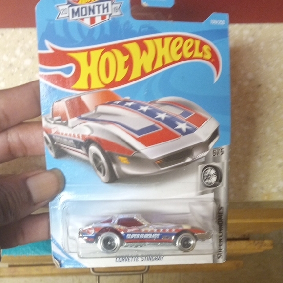 Toys | Red And Blue Corvette Toy Car | Poshmark